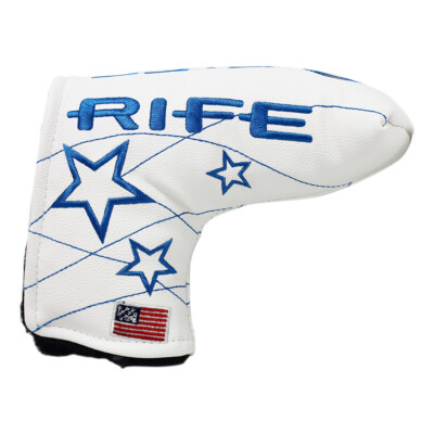 LIMITED Tour Rife Golf Patriot USA Flag Putter Cover Blue Star Vintage ...