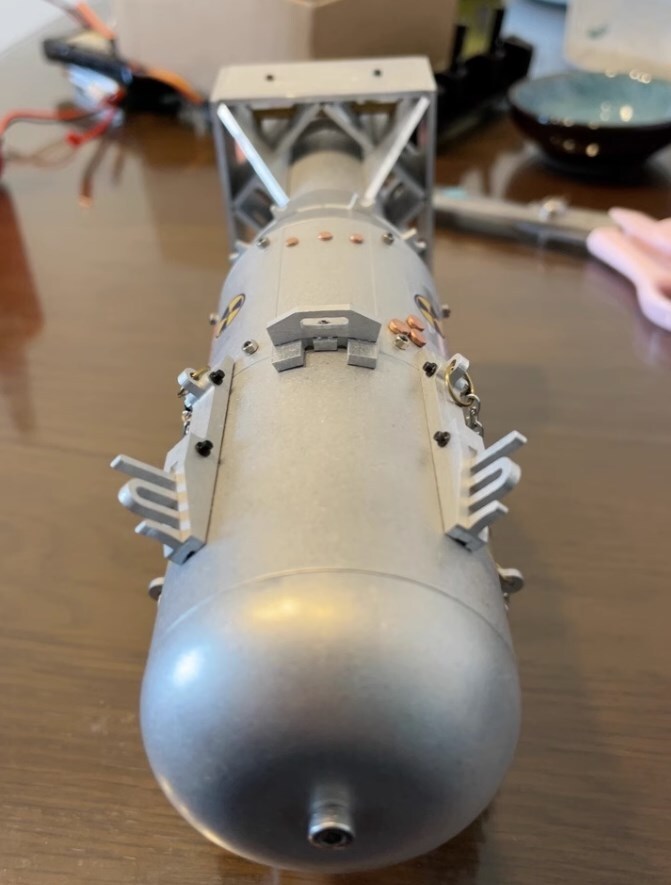 Stock 1：12 WWII US Little boy Nuclear Bomb Atomic Bomb Metal Assembly ...