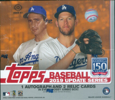 2019 Topps Updates Baseball Jumbo Hobby Box | eBay