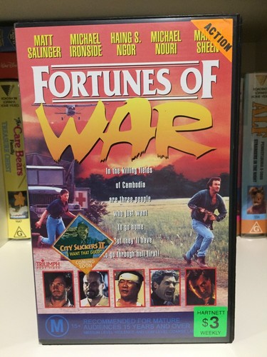 FORTUNES OF WAR - MATT SALINGER & MICHAEL IRONSIDE - VHS | eBay