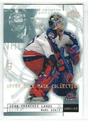 2002-03 Upper Deck Mask Collection #25 Jean-Francois Labbe | eBay