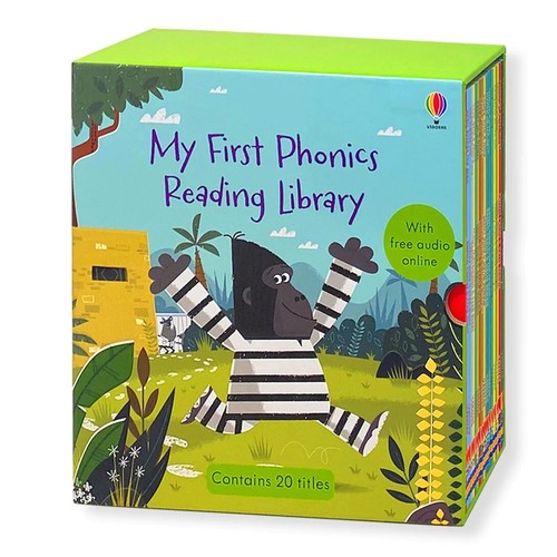 Usborne Phonics Readers 20 books Gift Box Set Collection NEW ...