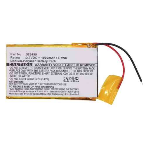 BNA-WB-P7110 Amplifier Battery, Replacement for Fiio 523455 Battery | eBay
