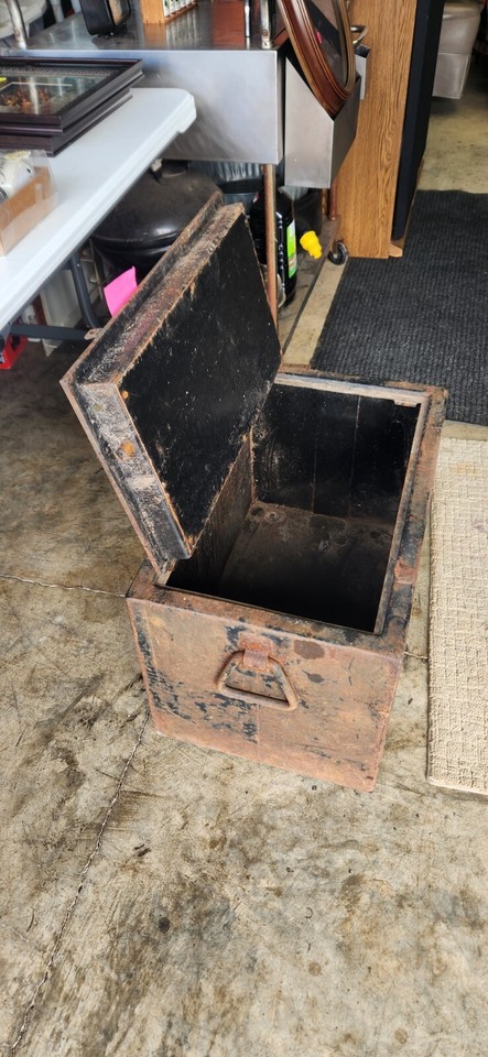 Antique Strong Box NO KEY | eBay
