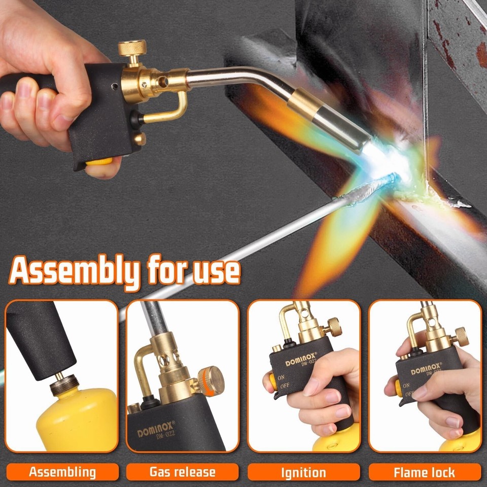 Propane Torch Head High Intensity Mapp Trigger Start Gas Torch ...