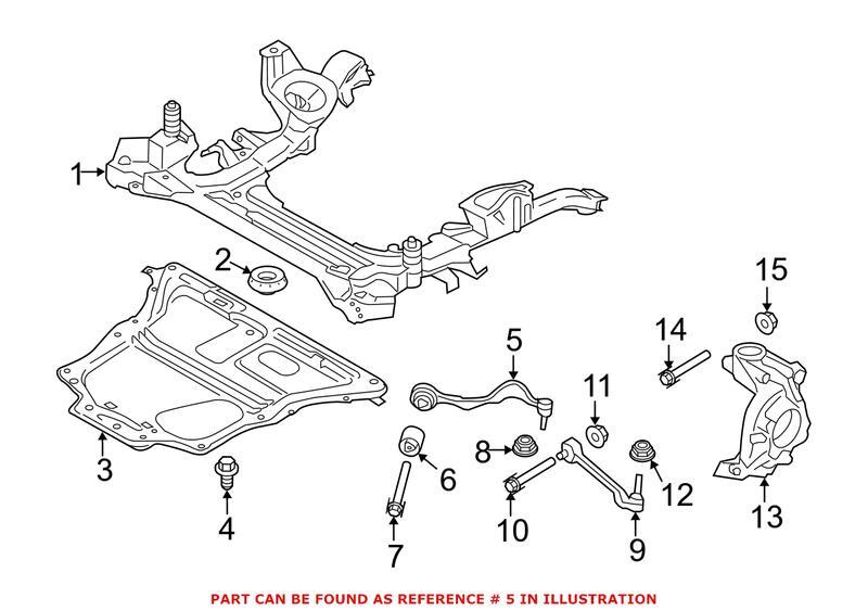 Genuine OEM Suspension Control Arm Front Passenger Forward for BMW ...