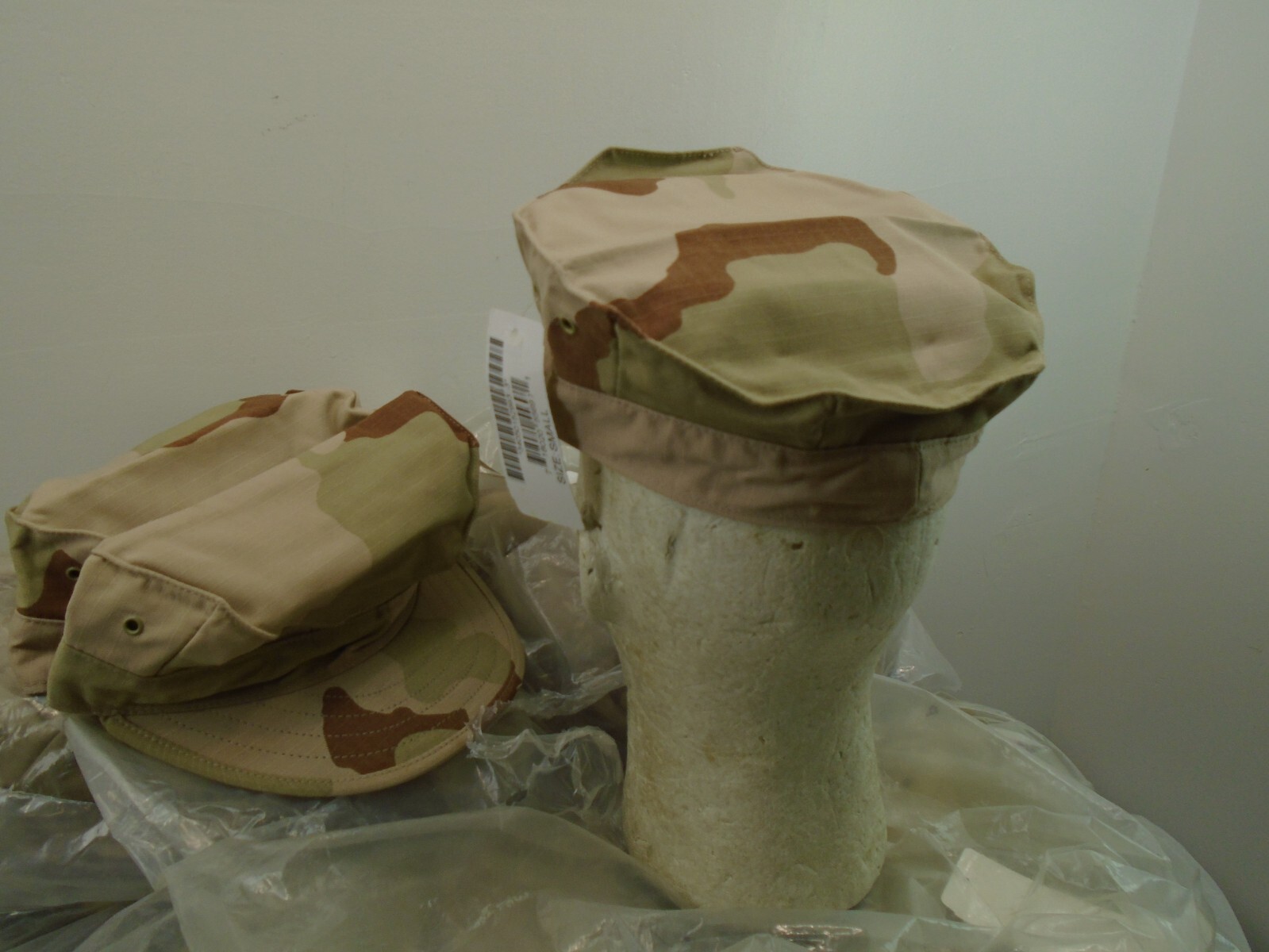 USGI US Navy Seabee 8 Point DCU Desert Cover Utility Cap Hat Small New ...