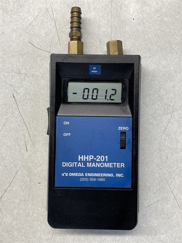 OMEGA ENGINEERING HHP-201 DIGITAL MANOMETER MODEL D0050MB | eBay