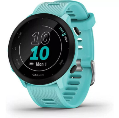 Garmin Forerunner 55 GPS Watch - Light Blue OPEN BOX | eBay