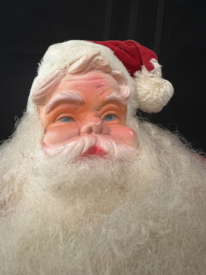 Vtg Harold Gale Christmas Santa Claus Gold Glitter Belly 13” READ | eBay