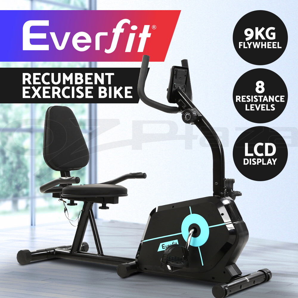 Everfit Magnetic Recumbent Exercise Bike Fitness Trainer Cycle Gym ...