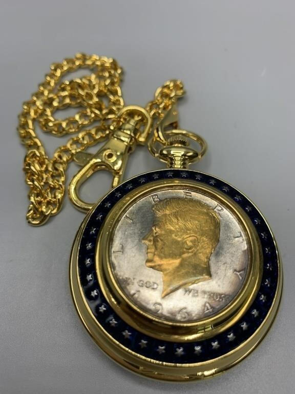 Franklin Mint JFK John F Kennedy Presidential Pocket Watch | eBay