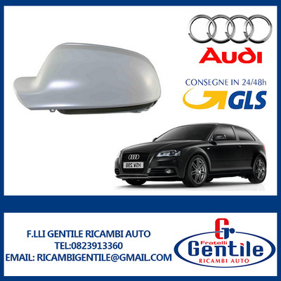 Audi A3 3-Door Left Mirror Cover Lane Assist Function from 07/2009 | eBay