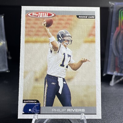 2004 Topps Total Philip Rivers (RC) Chargers QB Rookie Card #331 | eBay
