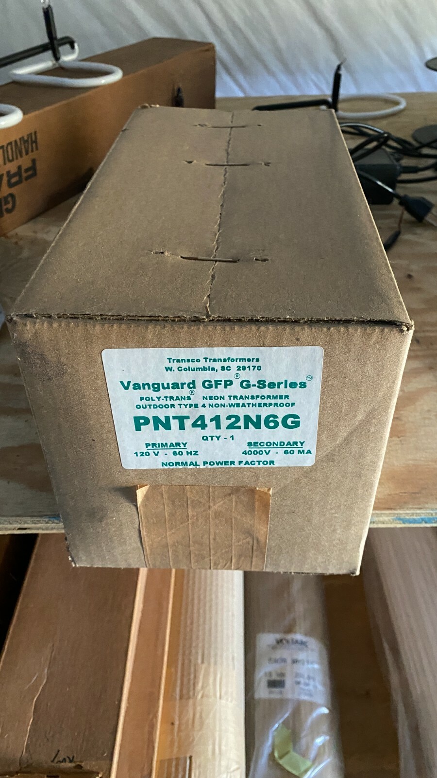 Transco PNT412N6G Neon Transformer 4000V 60Ma - 120V Input | eBay