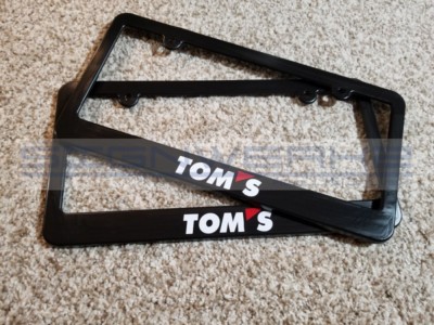 Toms License Plate Frame Toyota Racing FRS A90 RCF RC ISF 2 colors ...
