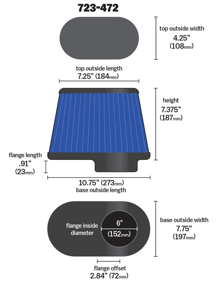 Airaid 723-472 Air Filter | eBay