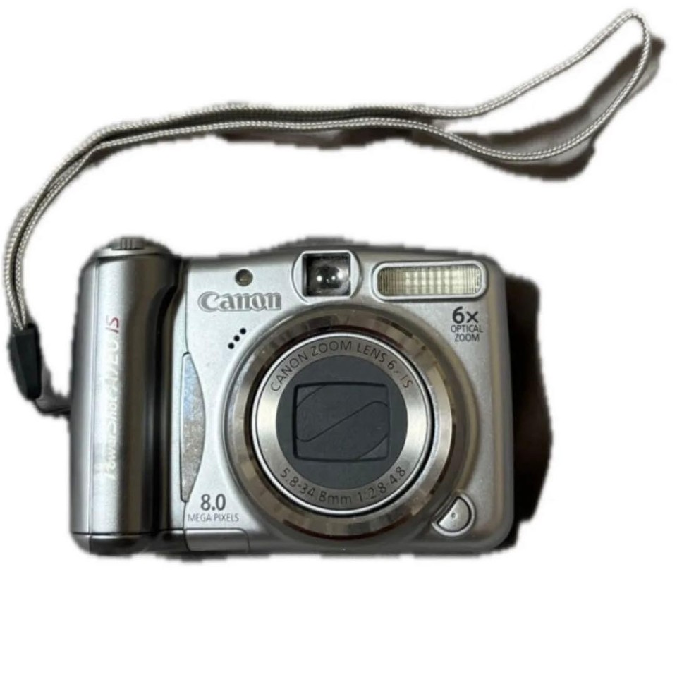 Canon PowerShot A720 IS Digital Camera 8MP Optical Zoom Silver Tested ...