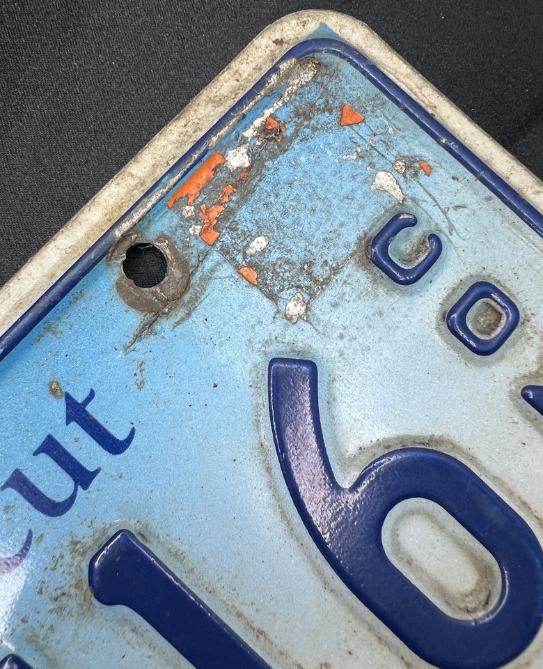 Connecticut Constitution State License Plate #25C-F16 COMB CT Local ...