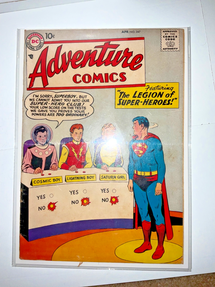 Adventure Comics #247 VG+ 4.5 DC 1958 1st Legion of Superheroes | eBay