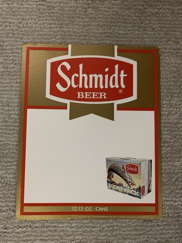 Schmidt Beer pos poster | eBay