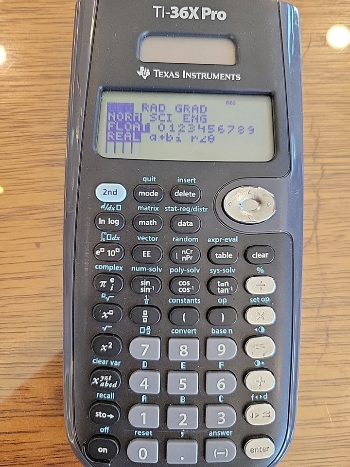 TEXAS INSTRUMENTS TI-36X PRO SCIENTIFIC CALCULATOR Used Working/ SAT ...