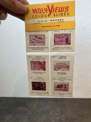 Lot Diaspositives Israël Masada Jerusalem Colour Slides | eBay