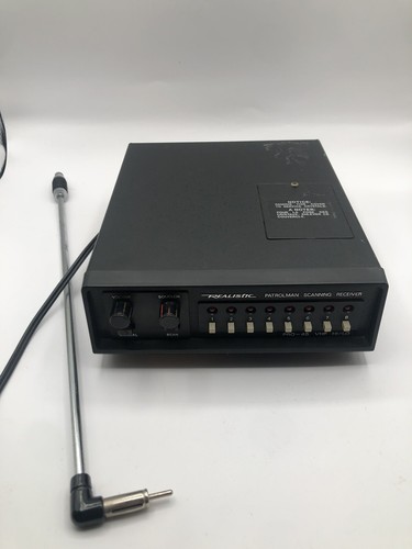 Vintage Realistic Patrolman Pro-45 VHF Hi-Lo Scanner Receiver w Antenna ...
