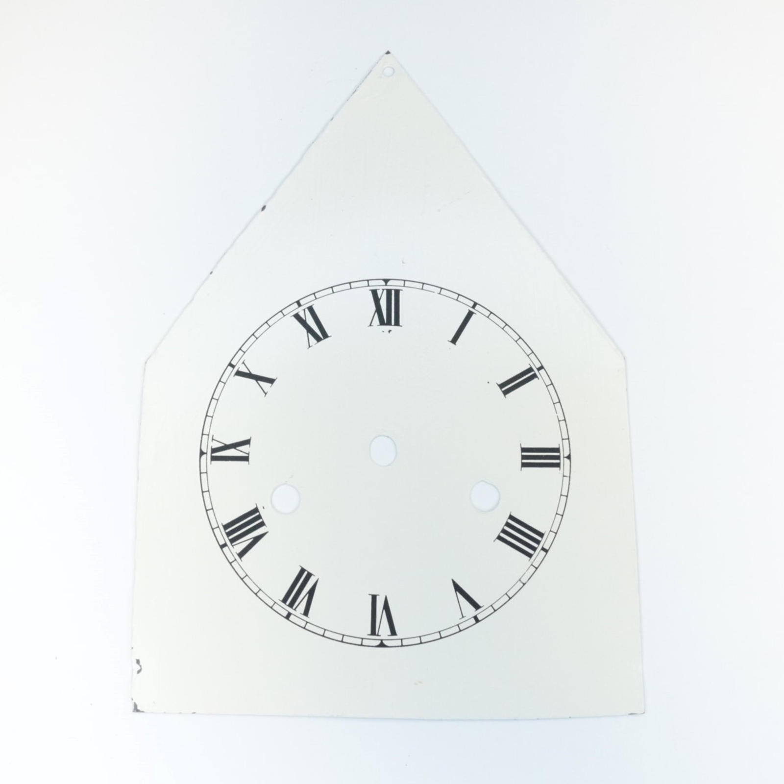 Steeple Clock Dial 9-7/16 by 6-5/8 inches Metal Dial Clock Part - AG333 ...