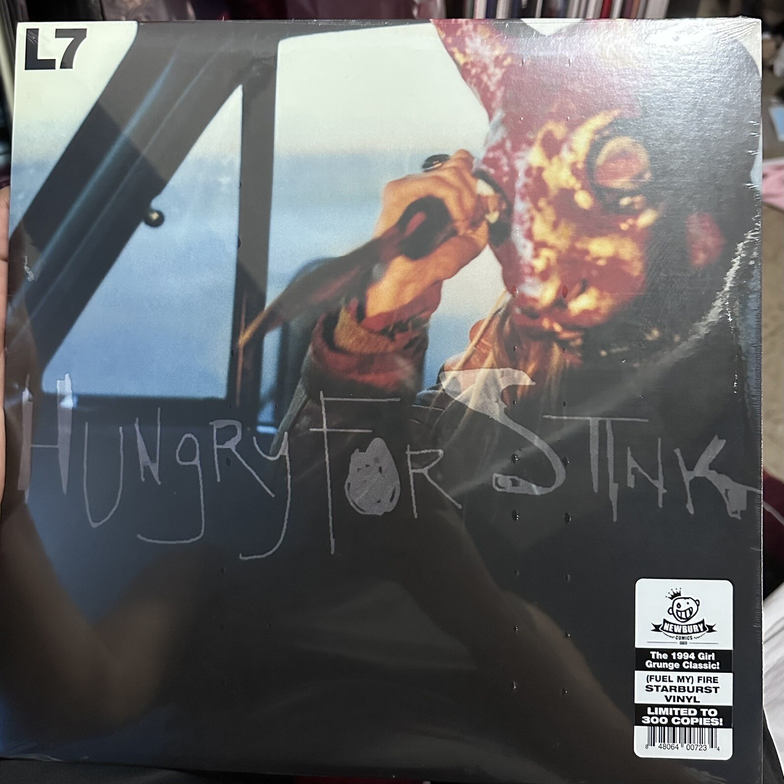 L7 Hungry for Stink Newbury Comics Limited to 300 Starburst Vinyl for ...