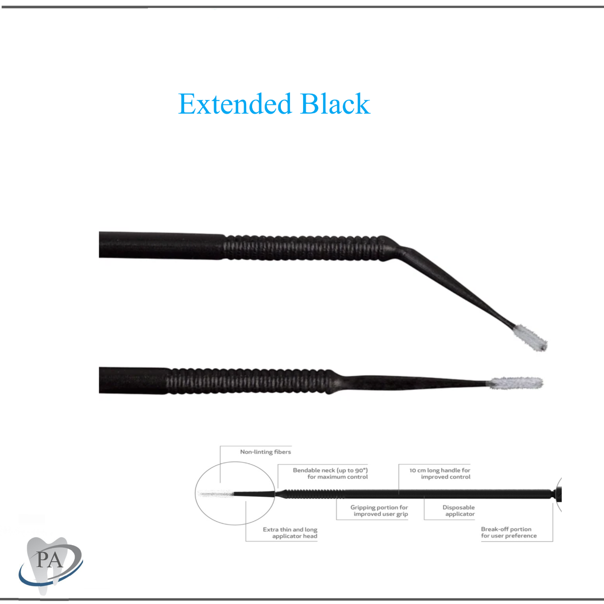 Bendable Stem Dental Tools Plasdent MaxMicro Ultra Fine Tip Applicators ...