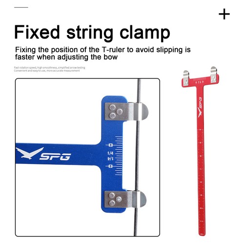 Bow Tuning Fixed String Clamp Position Measuring Tool Archery Adjustment Tools | eBay
