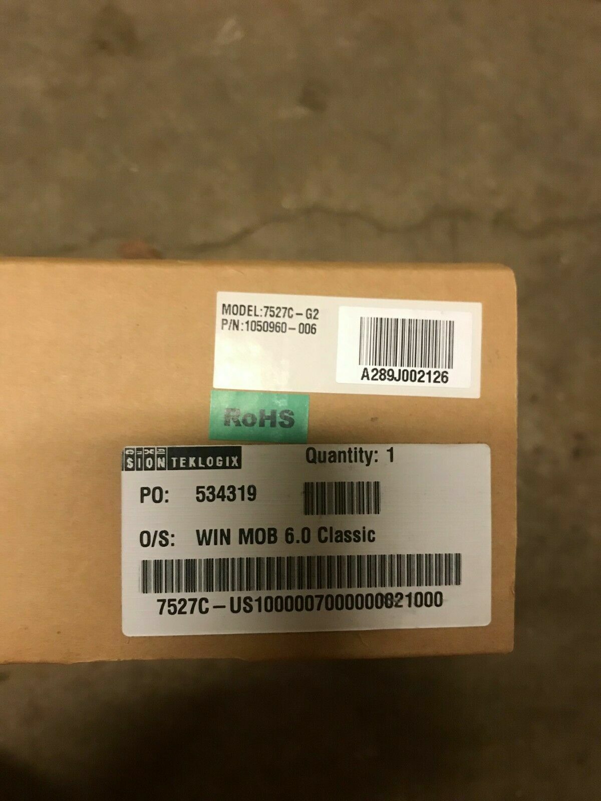 Psion Teklogix 7527C-G2 Workabout Pro 3 Barcode Scanner Mobile Computer ...