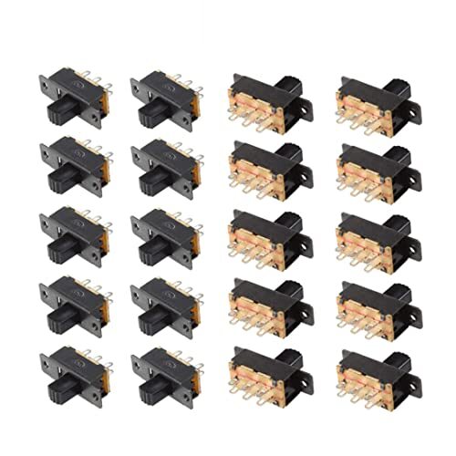 SS22F25-G7 2-Position DPDT 2P2T Panel Mount Mini Slide Switch Soldering ...