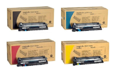 4 X Original Image Drums Konica Minolta MagiColor 7300 / Print Units ...