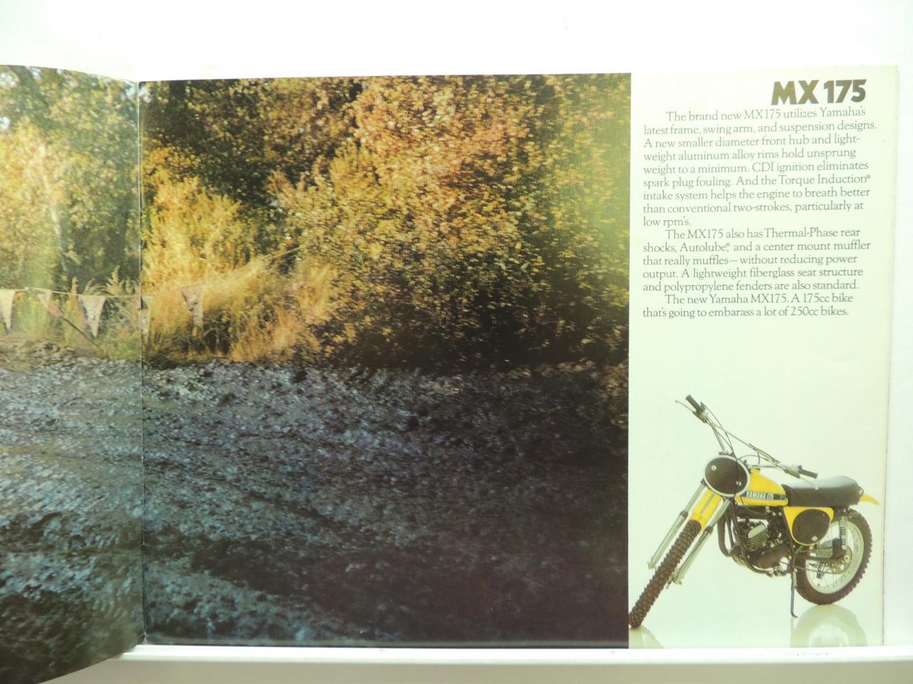 1974 MX Brochure MX175 GTMX MX360 MX100 MX125 SC500A MX360A MX175A ...