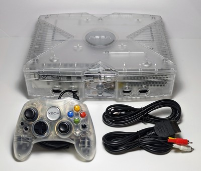 Original Xbox Crystal Limited Edition OEM Controller, FULLY REFURBISHED ...