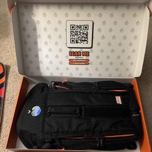 Little Chonk Maxine Dog Backpack Carrier Adjustable, Black, Up to 35lbs ...