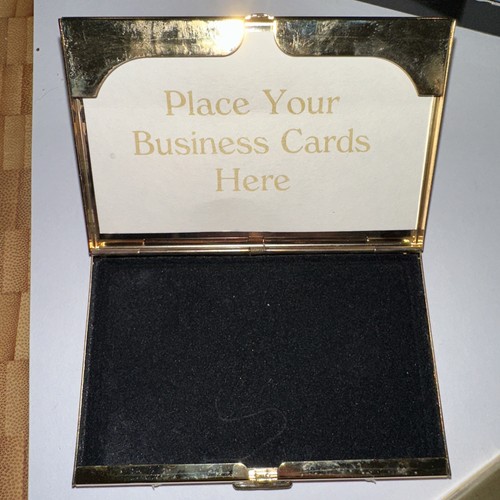 Vintage Spectre Gold plated Brass calculator case, And Card Holder.24k ...