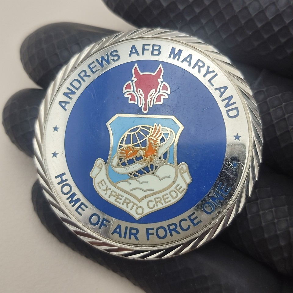 Andrews Afb Maryland Home of Air Force One Challenge Coin | eBay