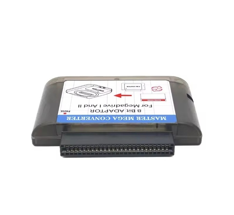 Master System Cartridge 8 bit Converter Mega drive 16 bit Adapter For ...