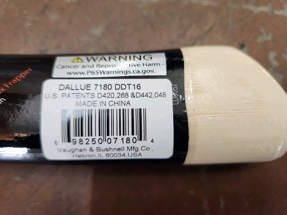 VAUGHAN DALLUGE 16 Oz Titanium Hammer, Magnetic Nail Holder Milled Face ...