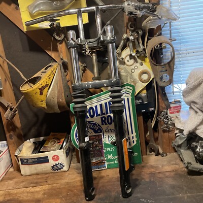 39mm Harley Narrow glide Frontend Black Sportster, Dyna ,chopper Forks ...