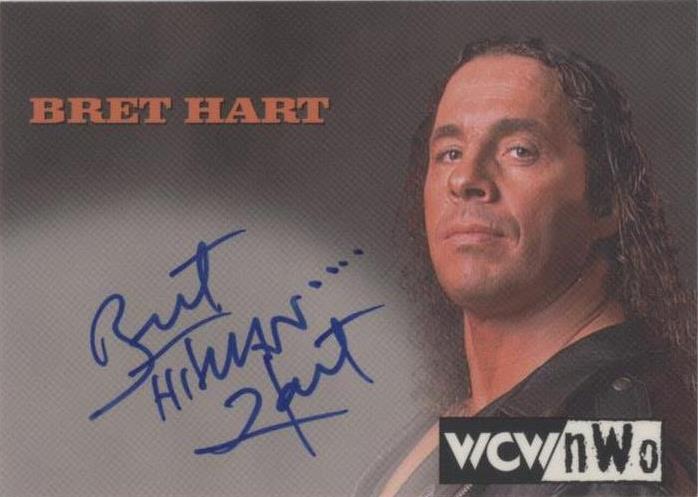 1999 Topps WCW/nWo Nitro - Authentic Signatures Bret Hart (AU) for sale ...