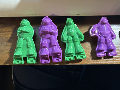 4 Teenage Mutant Ninja Turtles Play-Doh Type Molds TMNT 4" | eBay
