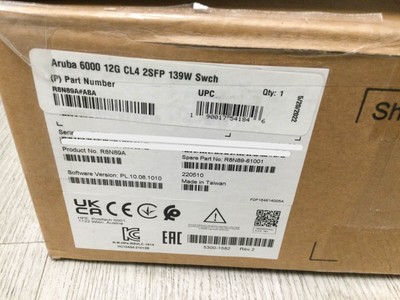 HPE R8N89A ARUBA 6000 12G CLASS4 POE 2G/2SFP 139W SWITCH New | eBay