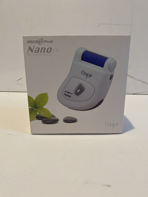 Emjoi Micro-pedi Nano Battery Operated Pedicure Epilator Callus Remover ...