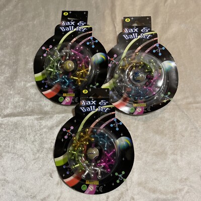 3 Jax Ball Set Vintage Style Vibe Toy For Parties Or Nostalgia gift ...
