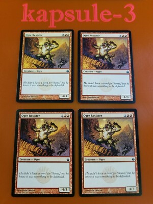 4x Ogre Resister | Mirrodin Besieged | MTG Magic Cards | eBay