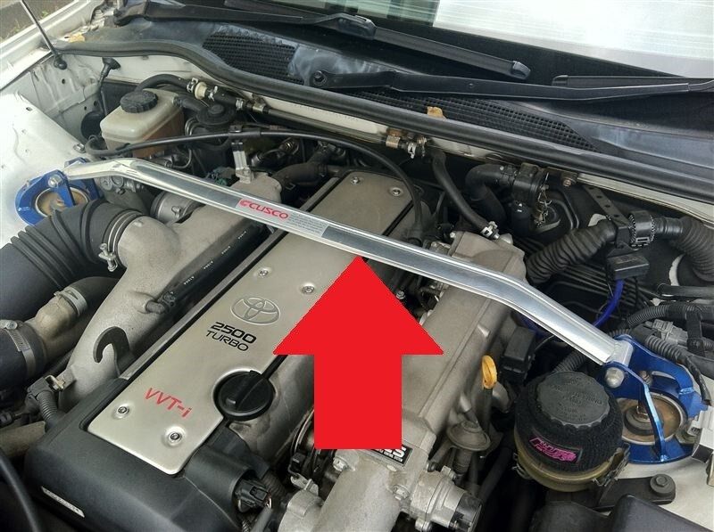 1996-2000 Toyota Chaser JZX100 CUSCO For Front Strut Tower Bar Type OS ...